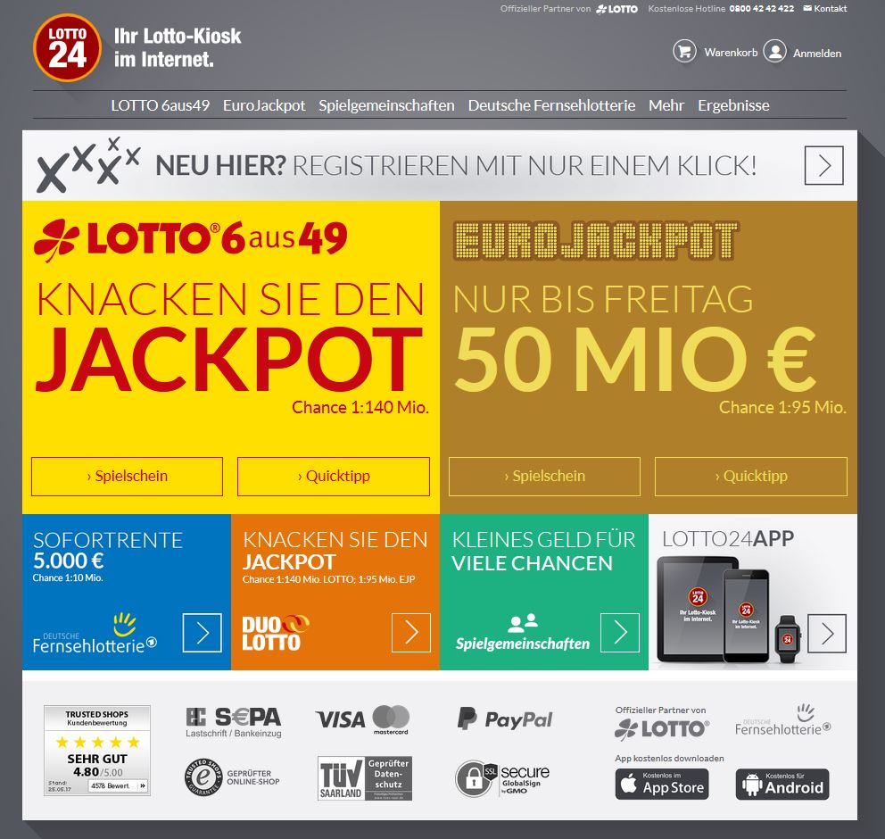 Lotto24 Erfahrungen: Seriöser Lottoanbieter oder Betrug?